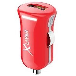 XLayer 214103 USB-Autoladegerät Adapter Rot