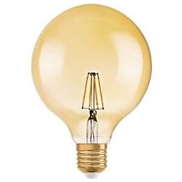 Osram GLOBE GOLD Glühlampe Glasklar E27 7 W 1906 Warmweiß