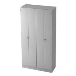 Hammerbacher Schrank 3445020 Grau 1.000 x 420 x 2.004 mm
