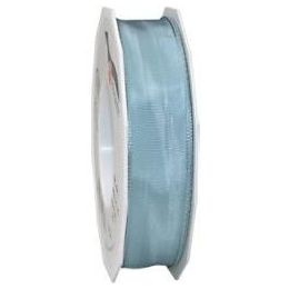 PRÄSENT PRAESENT Seidenband 4642525-201 Aquamarin 25 mm x 25 m 2 Stück