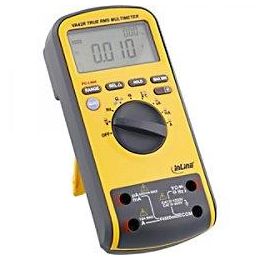 Inline Tragbares Multimeter 43126 Stromversorgung: Batterie Test Typ: Spannung, Strom, Widerstand, Frequenz, Kapazität, Temperatur