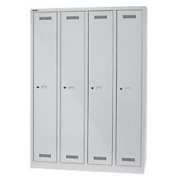 Bisley Garderobenschrank Monobloc Lichtgrau 118,3 x 50 x 170 cm