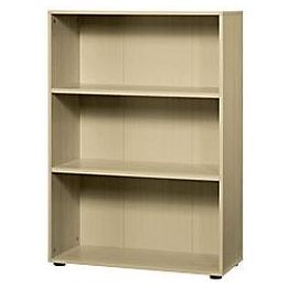 Hammerbacher Melaminharzbeschichtete Spanplatte Regal 2 Fachböden 800 x 330 x 1.144 mm Braun Ahorn