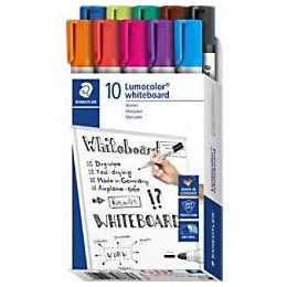 Staedtler Whiteboard-Marker Rundspitze 2,0 mm Farbig sortiert 10 Stück