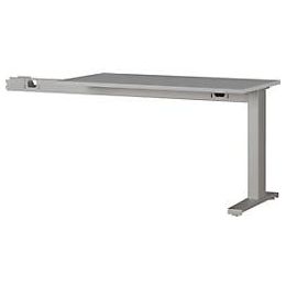 Germania Schreibtisch-Erweiterung 4241-583AUFB Hellgrau, Silber 1.130 x 600 x 870 mm