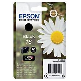 Epson 18 Original Tintenpatrone C13T18014012 Schwarz