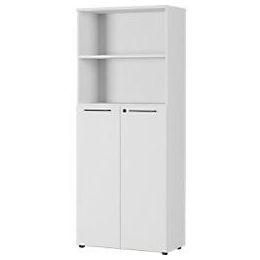 Germania Schrank Agenda Melamin 4236-69AUFB Hellgrau 800 x 400 x 1.970 mm