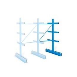 Manorga Cantilever Doppelseitiger Anbauregal mit 3 Ebenen 1.000 x 2.000 mm