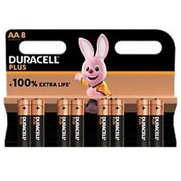 Duracell Batterien Plus 100 AA 1.5 V 8 Stück