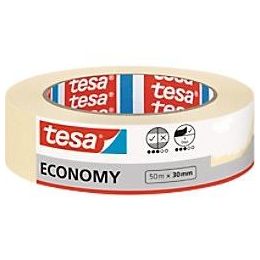 Tesa Abdeckband Economy Beige 30 mm (B) x 50 m (L) Krepppapier