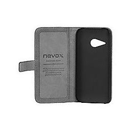 nevox Flip Cover 1246 HTC One mini 2 Schwarz, Grau