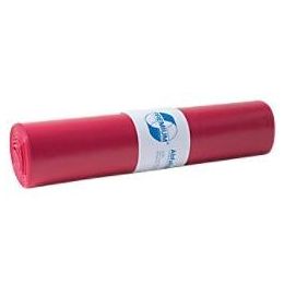 DEISS LDPE Premium Mittlere Belastung Müllsäcke 120 L Rot PE (Polyethylen) 37 Mikron 25 Stück