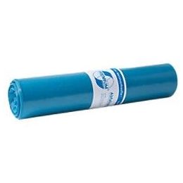 DEISS LDPE Premium Mittlere Belastung Müllsäcke 70 L Blau PE (Polyethylen) 40 Mikron 25 Stück