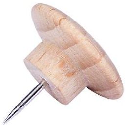 Legamaster 7-145125 Reißnägel Holz Buche 20 mm Durchmesser 25 Stück