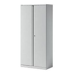 Bisley Flügeltürenschrank 4 Fachböden Essentials Verkehrsweiß 914 x 470 x 1.970 mm