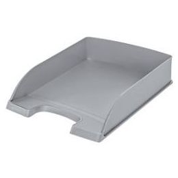 Leitz Plus Briefablage 5227 DIN A4 Grau 25,5 x 35,7 x 7 cm