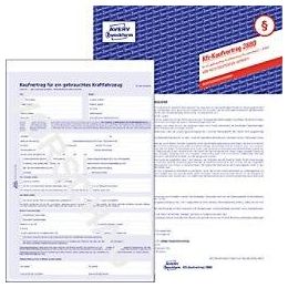 Avery Zweckform Kaufvertrag 2880 DIN A4 Perforiert N/A 25 Blatt