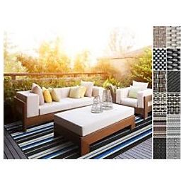 Outdoor-Teppich casa pura Matera Beige, Braun Vinyl, Polyester 600 x 2000 mm