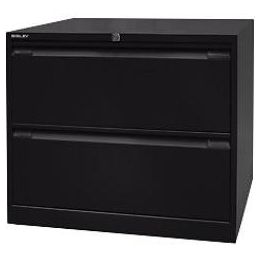 Bisley Hängeregistraturschrank Original 2 Schübe Schwarz 800 x 622 x 711 mm