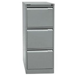 Bisley Aktenschrank A4BS3E 3 Schübe Silber 413 x 622 x 1.016 mm