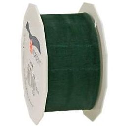 PRÄSENT PRAESENT Organza 6014025-035 Tannengrün 40 mm x 25 m 3 Stück