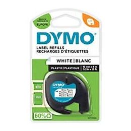 Dymo LT Beschriftungsband Authentisch 91221 S0721660 Selbsthaftend Schwarz auf Weiß 12 mm x 4 m