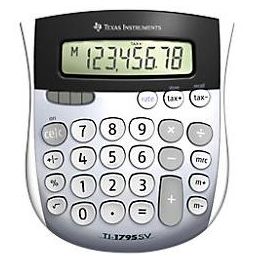 Texas Instruments Tischrechner TI-1795 8 -stelliges Display Grau