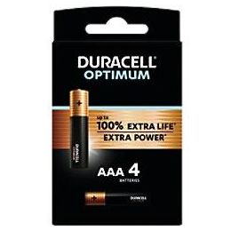 Duracell Batterien Optimum AAA 1,5 V 4 Stück