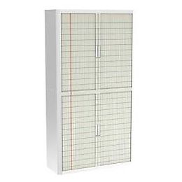 PAPERFLOW easyOffice 2M Rollladenschrank 2040x1100x415mm PERSO NOTEBOOK