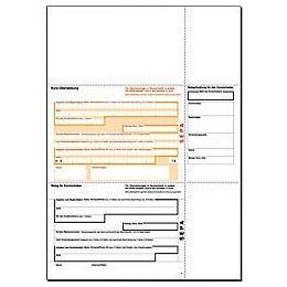 Sigel PC-SEPA-Überweisung/ZV572, beleglesefähig, MP, 90 g/m2, A4, Inhalt 250 Formulare