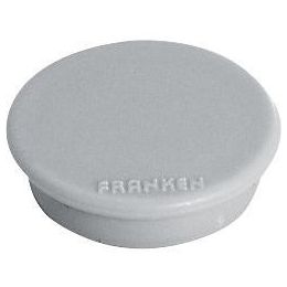 Franken Magnete HM3812 Grau 3,8 x 3,8 cm 10 Stück