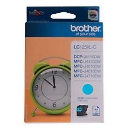 Brother LC125XLC Original Tintenpatrone Cyan