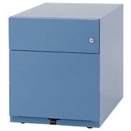 Bisley Rollcontainer Note 2 Schubladen Blau 420 x 565 x 495 mm