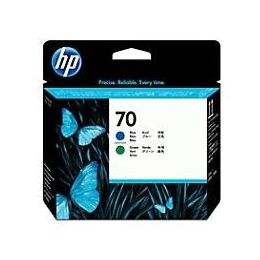 HP 70 Original Druckkopf C9408A Blau, Grün