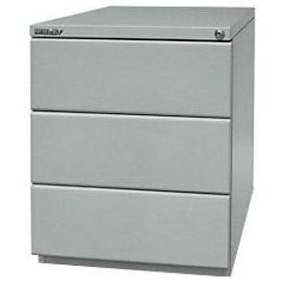 Bisley Rollcontainer OBA 3 Schubladen Silber 420 x 565 x 519 mm