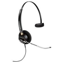 Poly Plantronics EncorePro Kabelgebundenes Headset HW510V Monaural Kopfbügel mit Mikrofon Schwarz
