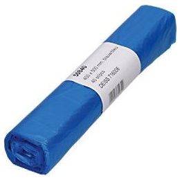 Deiss Leichte Belastung Müllsäcke 20 L Blau HDPE (Hochdichtes Polyethylen) 10 Mikron 40 Stück