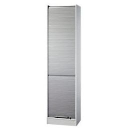 Hammerbacher Rollladenschrank Grau, Silber 500 x 400 x 2.004 mm