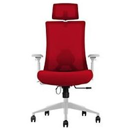 euroseats Bürostuhl Netz Rot 520 x 1111 mm