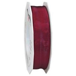 PRÄSENT PRAESENT Seidenband 4642525-194 kaminRot 25 mm x 25 m 2 Stück