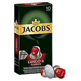 Jacobs Lungo 6 Classico Kaffeekapseln 10 Stück à 5.2 g