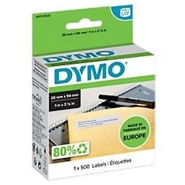 Dymo LW Adressetiketten Authentisch 11352 S0722520 Selbsthaftend Schwarz auf Weiß 25 x 54 mm 500 Etiketten