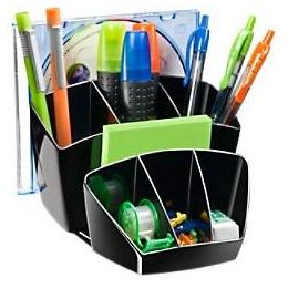 CEP Schreibtisch Organizer Pro Plastik Schwarz 15,8 x 14,3 x 9,3 cm