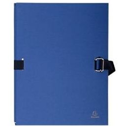 Exacompta Dokumentenmappe 223229E DIN A4 Dunkelblau Karton 24 x 32 cm 10 Stück