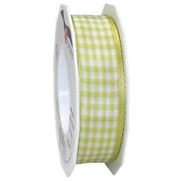 PRÄSENT PRAESENT Motivband 6192520-027 Limette, Weiß 25 mm x 20 m 2 Stück