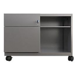 Bisley Rollcontainer Caddy Schublade links Silber 800 x 490 x 563 mm