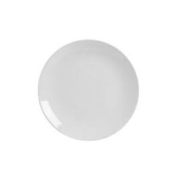 Edles Geschirr Porzellan Weiß 26 cm 4 Stück