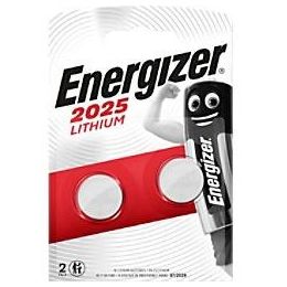 Energizer Knopfzellen CR2025 3 V Lithium 2 Stück