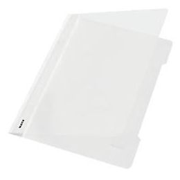 Leitz Standard Plastik-Schnellhefter 4191 DIN A4 PVC 60 Blatt Weiß