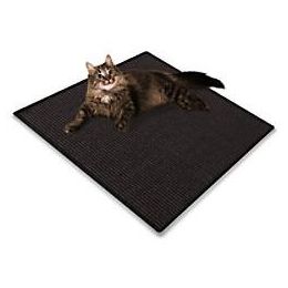 Floordirekt Katzen-Kratzteppich Katzen 12218 Schwarz Quadratisch 1000 mm x 1000 mm